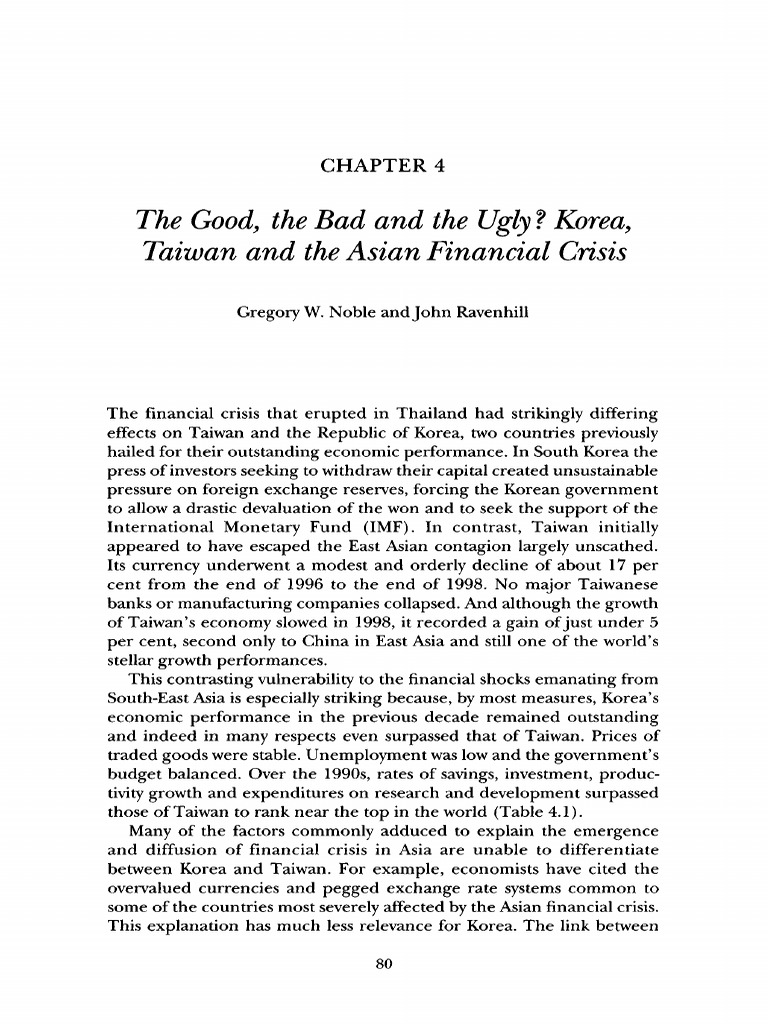 2000 - Noble and Ravenhill - The Good, The Bad, and The Ugly | PDF