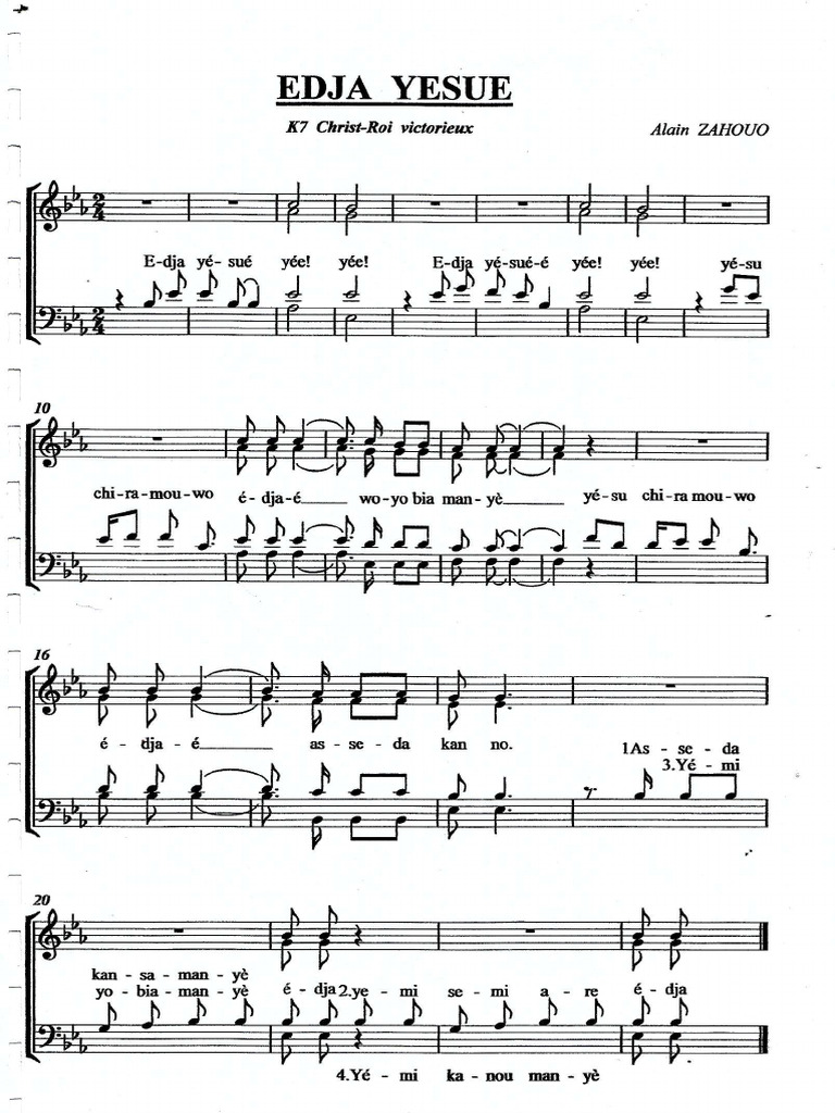 Edja Yesue-1-1 | PDF