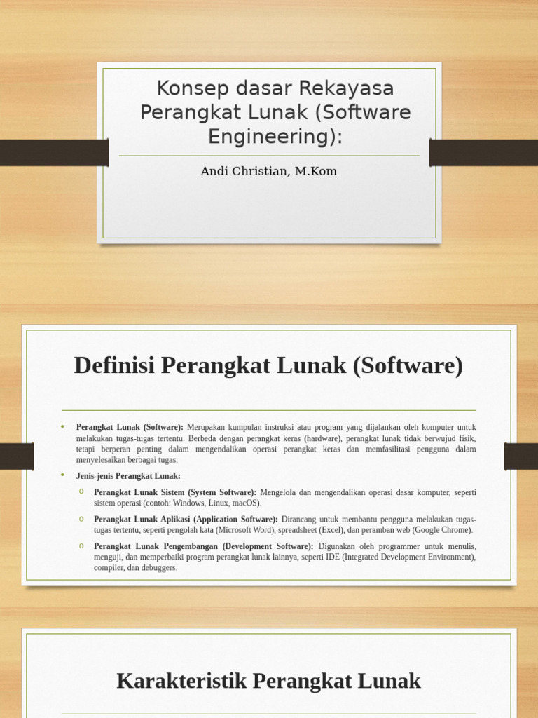 Konsep Dasar Rekayasa Pertemuan 1 | PDF