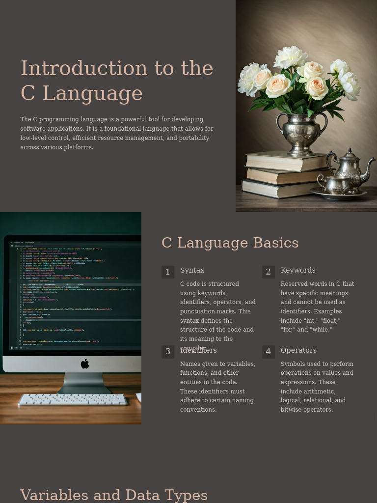 Introduction To The C Language | PDF