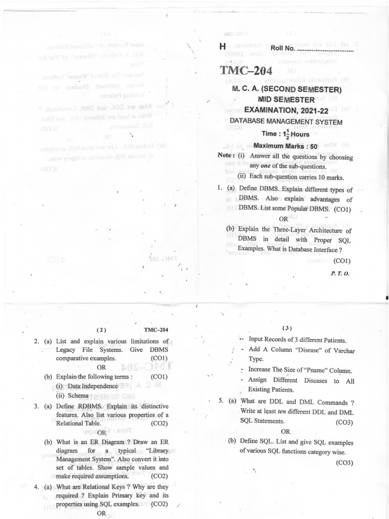 TMC 204 Mid 2022 | PDF