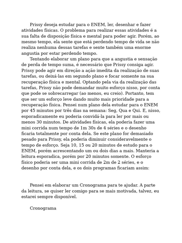 Atividades Prissy | PDF