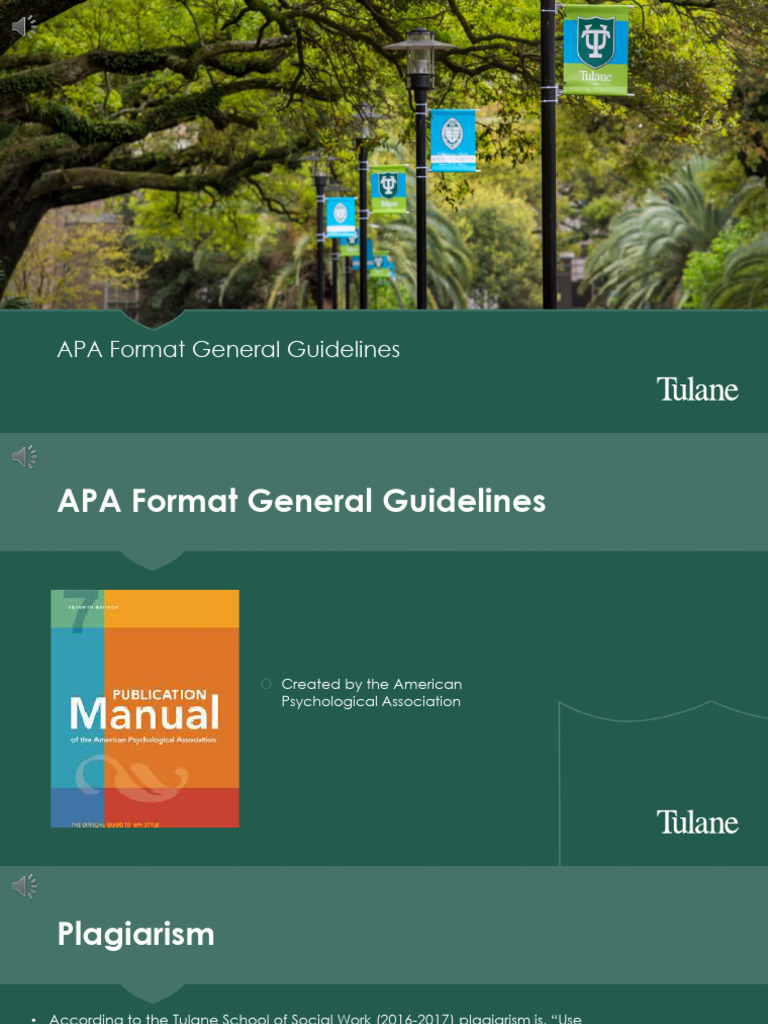 APA Format General Guidelines | PDF