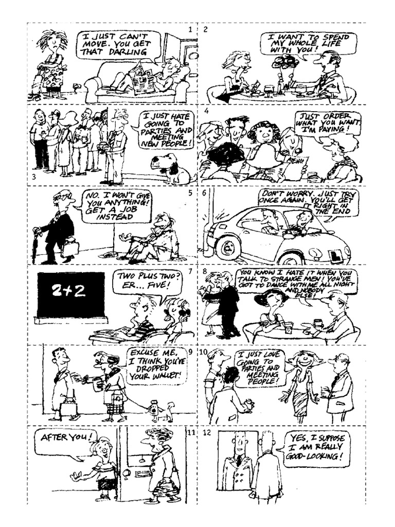 Adjective Cartoons | PDF