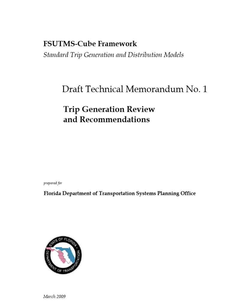 FSUTM-Cube_Framework_-_Trip_Generation | PDF