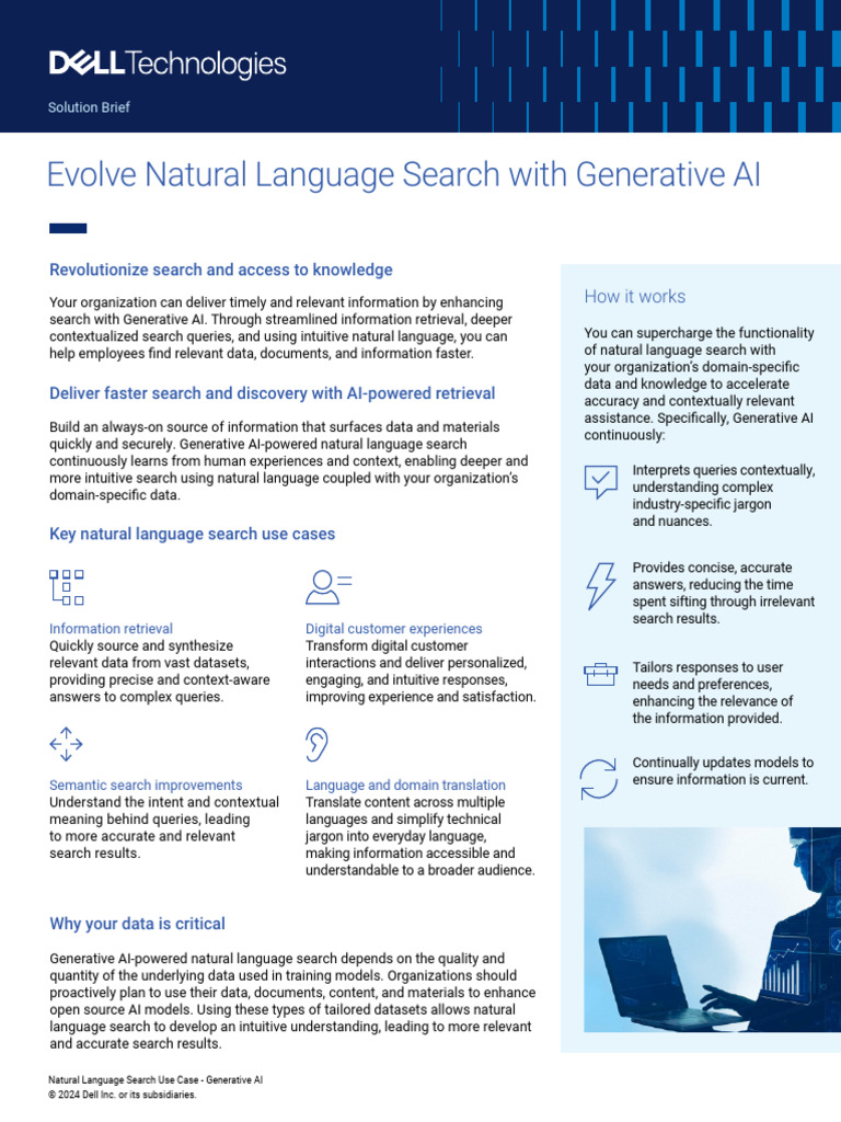 Genai Use Case Natural Language Search Solution Brief | PDF