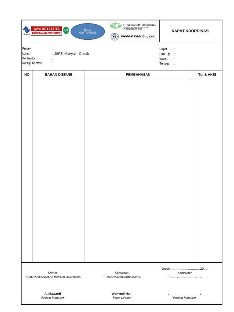 Form - Izin Untuk Pekerjaan | PDF