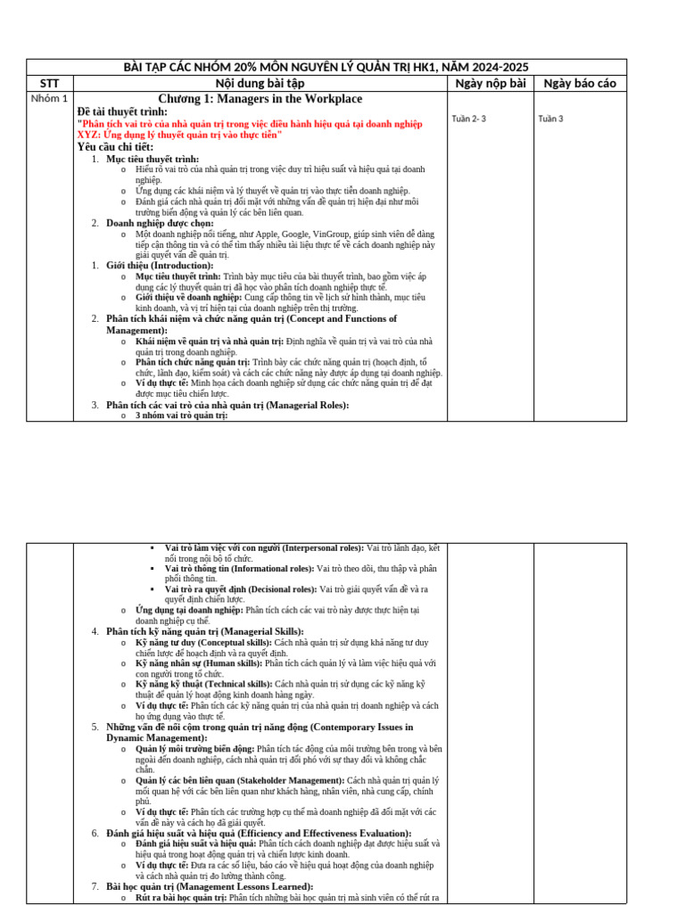 De Tai Thuyet Trã NH - POM - HK1 - 2024-2025-CLC | PDF