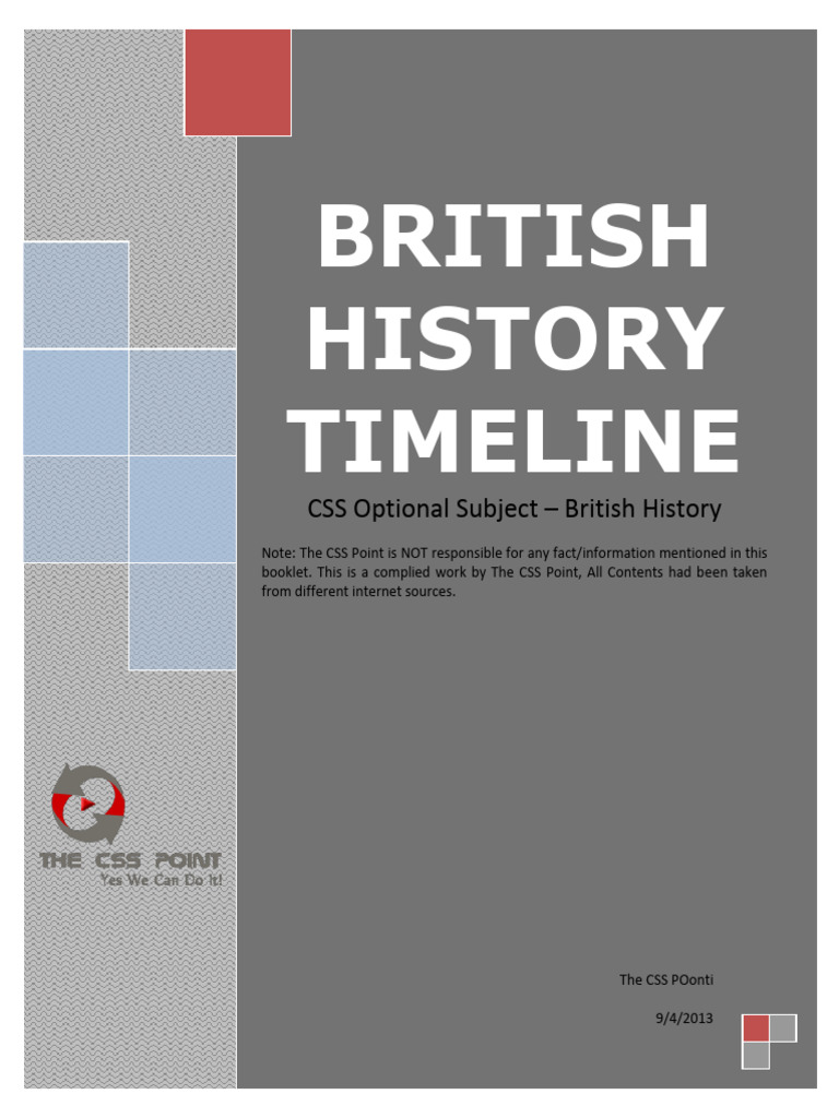 British History Timeline | PDF