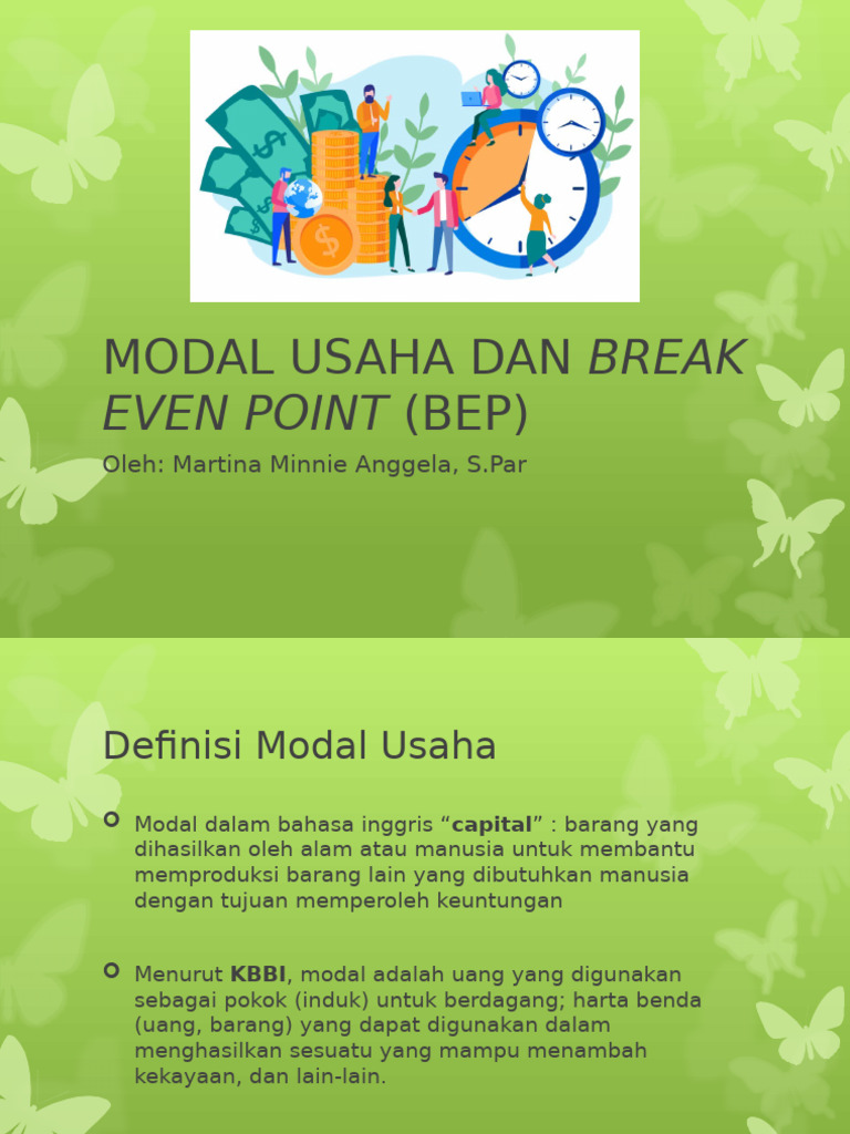 Modal Usaha Dan Break Even Point (Bep) | PDF