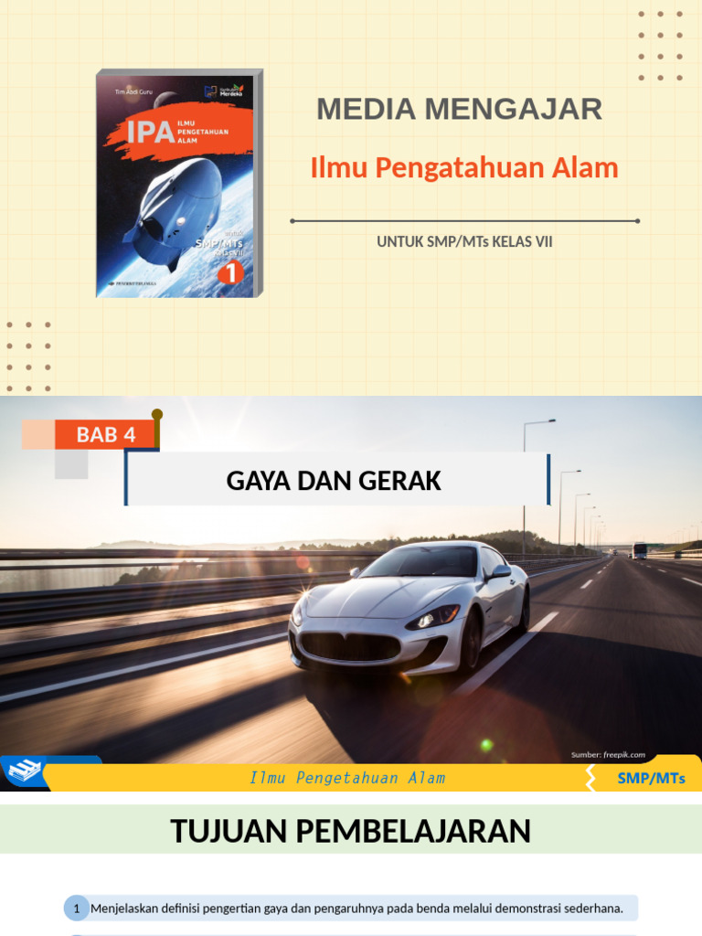 Ppt -Gaya Dan Gerak | PDF