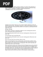 Giving Directions With A 16 Point Compass | PDF