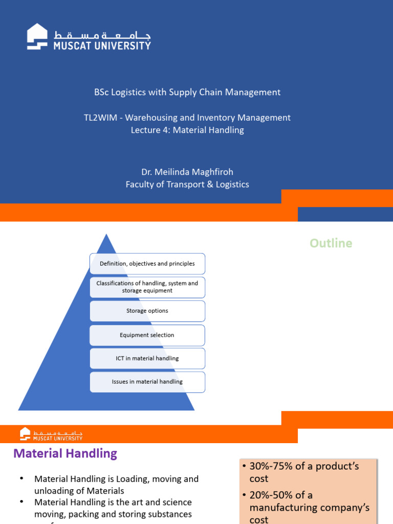 4 Material Handling | PDF