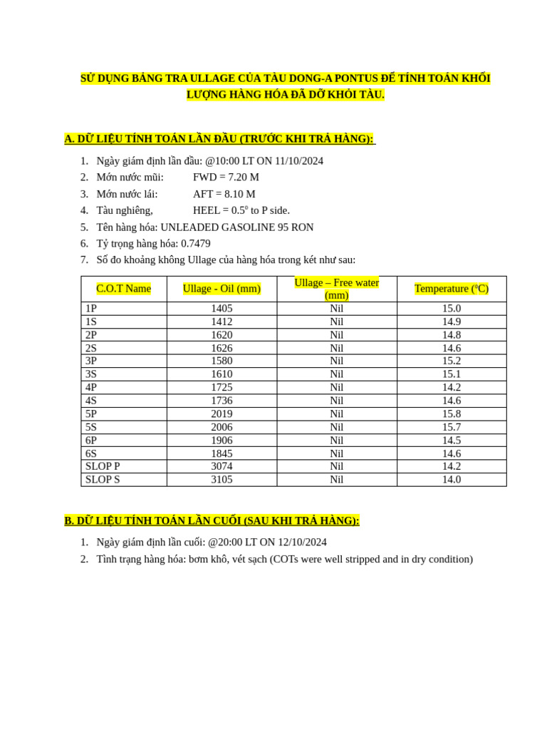 BAI TAP TINH KHOI LUONG HANG LONG CHO XO-11.10.2024 | PDF