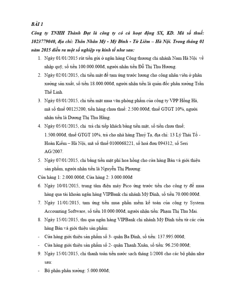 BT - KTTC Tien | PDF