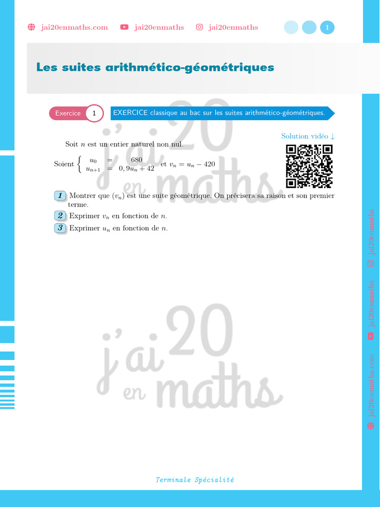 suites-arithmetico-geometriques | PDF