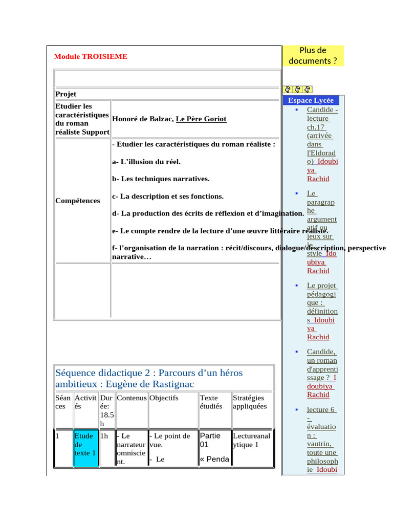 Module TROISIEME | PDF