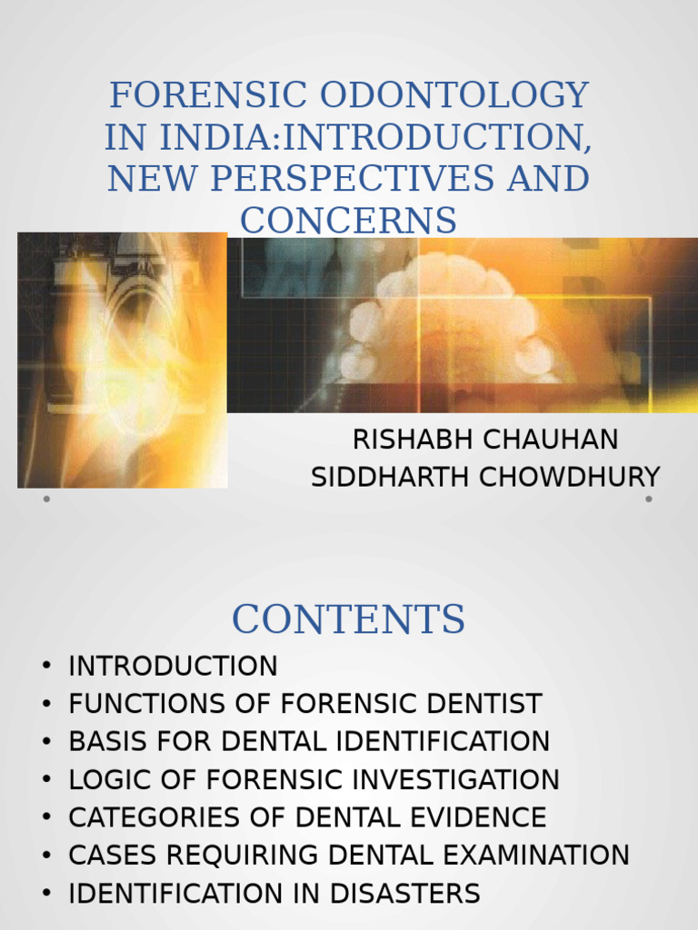 Forensics PowerPoint Presentation | PDF