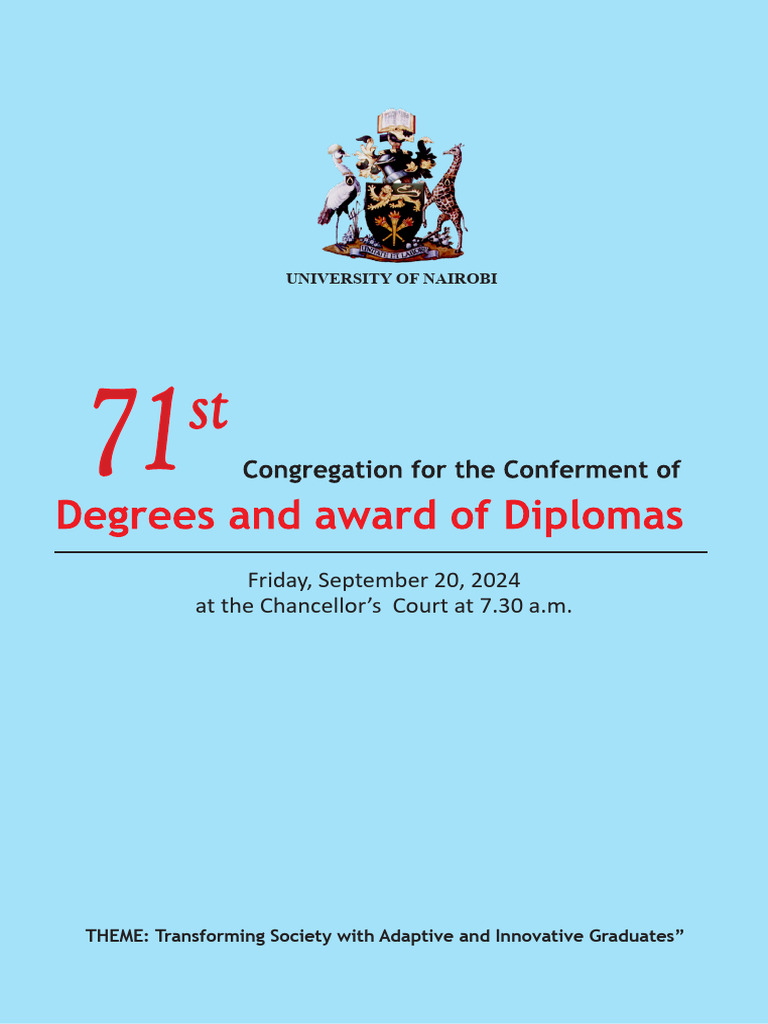 71st Graduation Booklet Revised | PDF