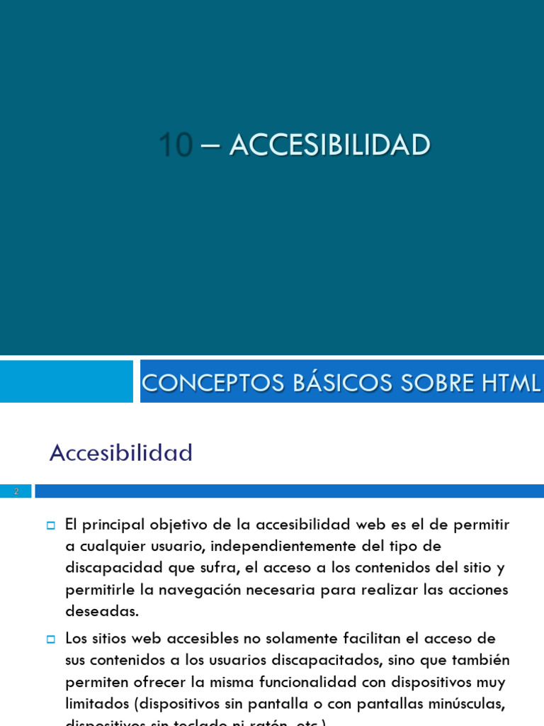 10 Accesibilidad | PDF