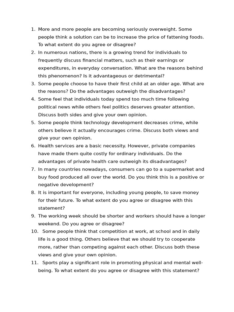 Academic Writing (Agree or Disagree) | PDF | Economies