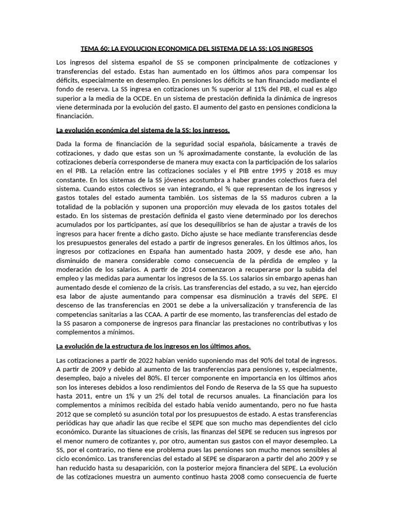 Tema 60 | PDF