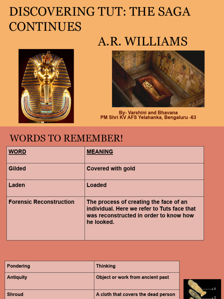 Tutankhamun: Tomb Discovery & Analysis | PDF | Tutankhamun | Ancient ...