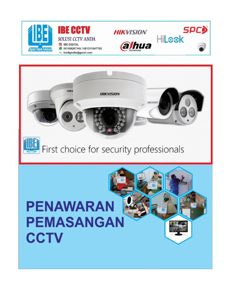 Penawaran CCTV Template 2023 | PDF