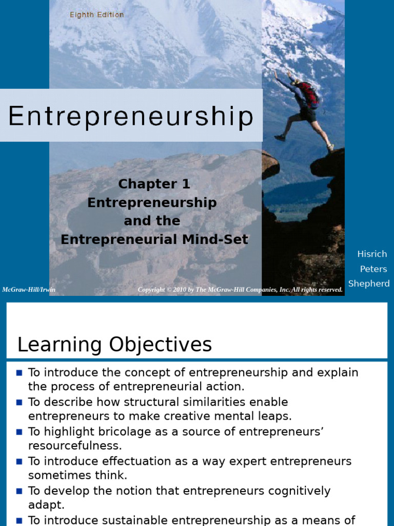 Entrepreneurship Chapter 1 | PDF