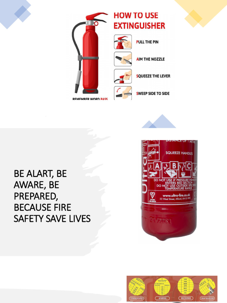 How To Use Fire Extinguisher | PDF