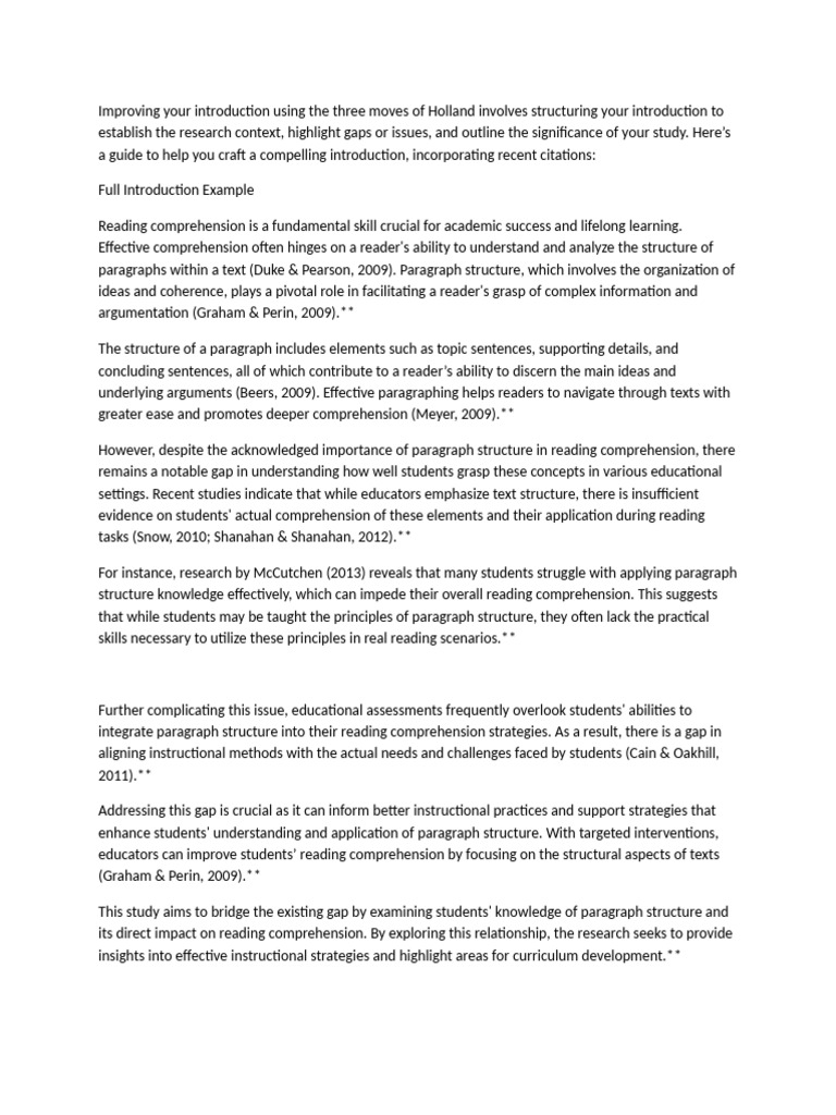 Introduction Sample | PDF