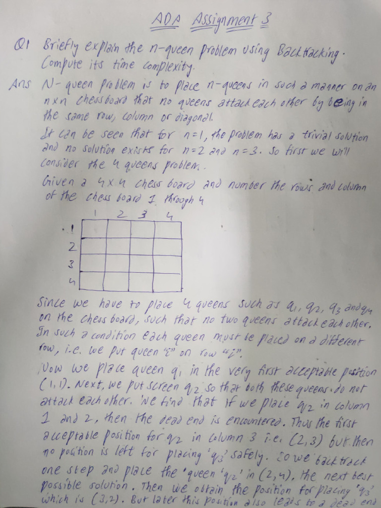 ada 3 assignment | PDF