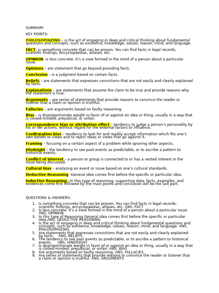 Group 2 HandOut | PDF