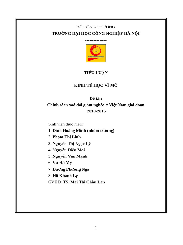 Tiểu Luận KTVM Nhóm 5 | PDF