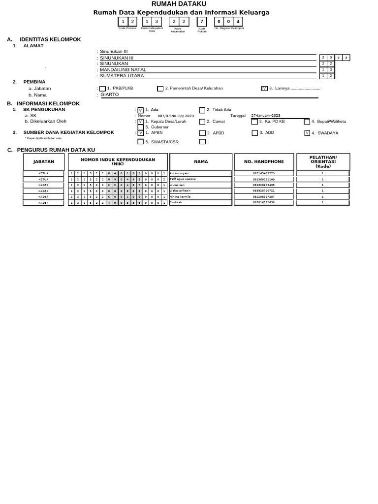 K0 Rumah Dataku | PDF