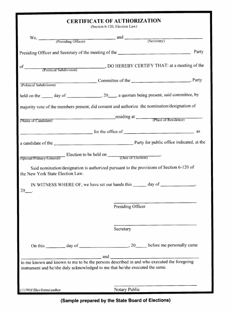 Certificate of Authorization 2012 | PDF
