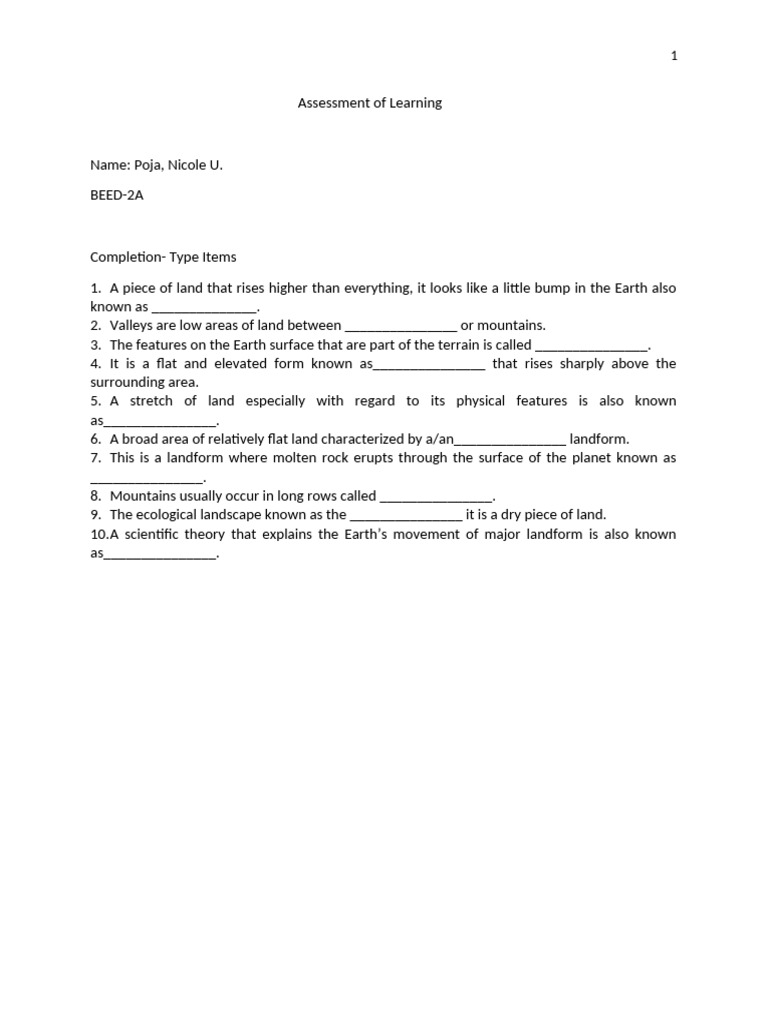 Poja Nicole U. FLCT 1 | PDF