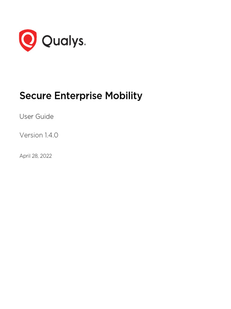 Qualys Sem User Guide | PDF