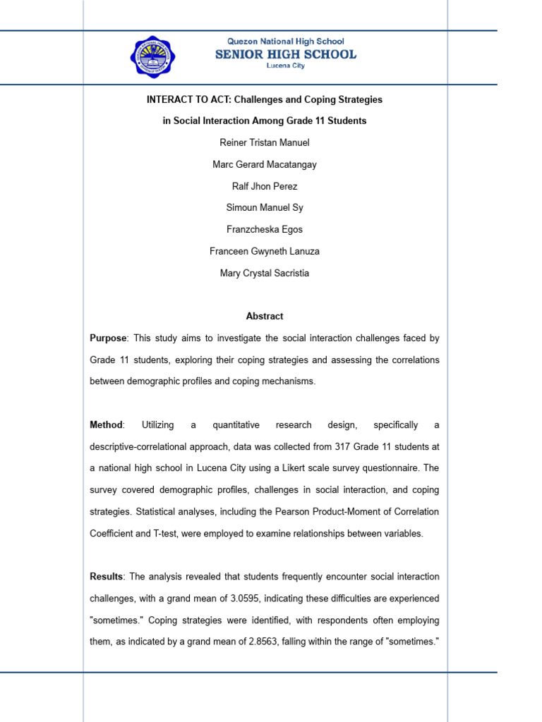 Humss D - Honesty (Group 5 - PR2 Final Output) | PDF