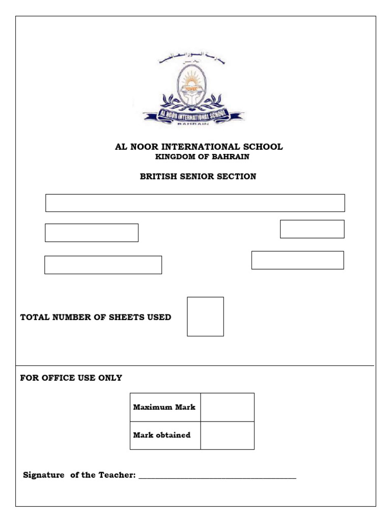 Additional Sheet | PDF
