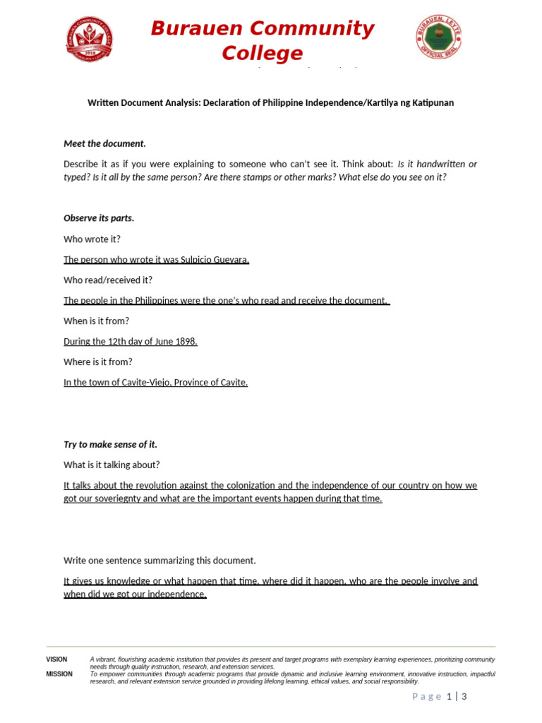 Written Document Template 2 | PDF