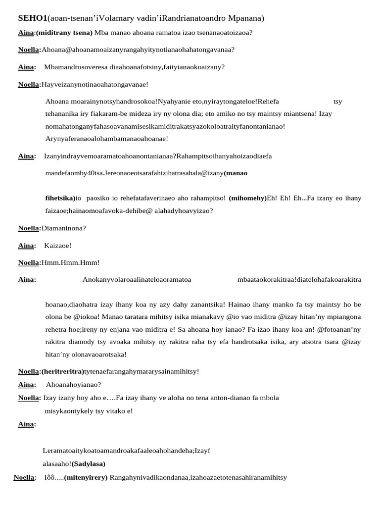 Tantara Mpanarato | PDF