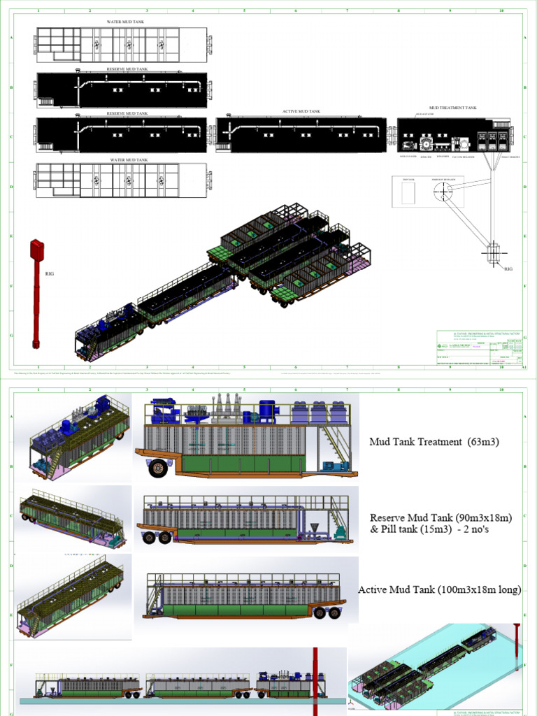 Mud Tank System DWG | PDF