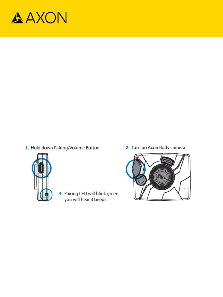 Axon Body - Pairing With A Mobile Device | PDF