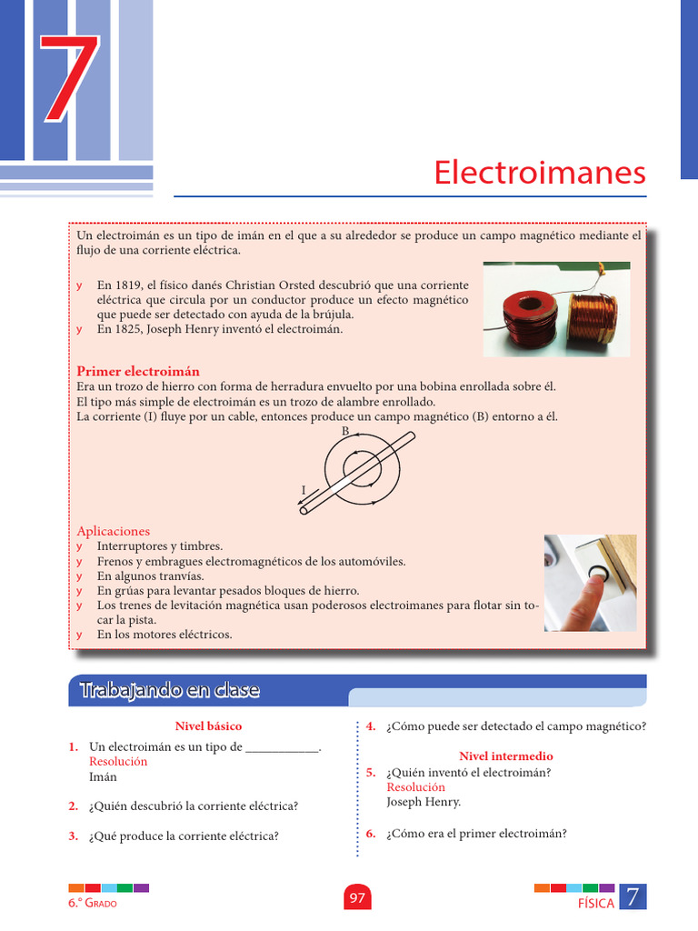F_P_6ºgrado_S7_Electroimanes | PDF
