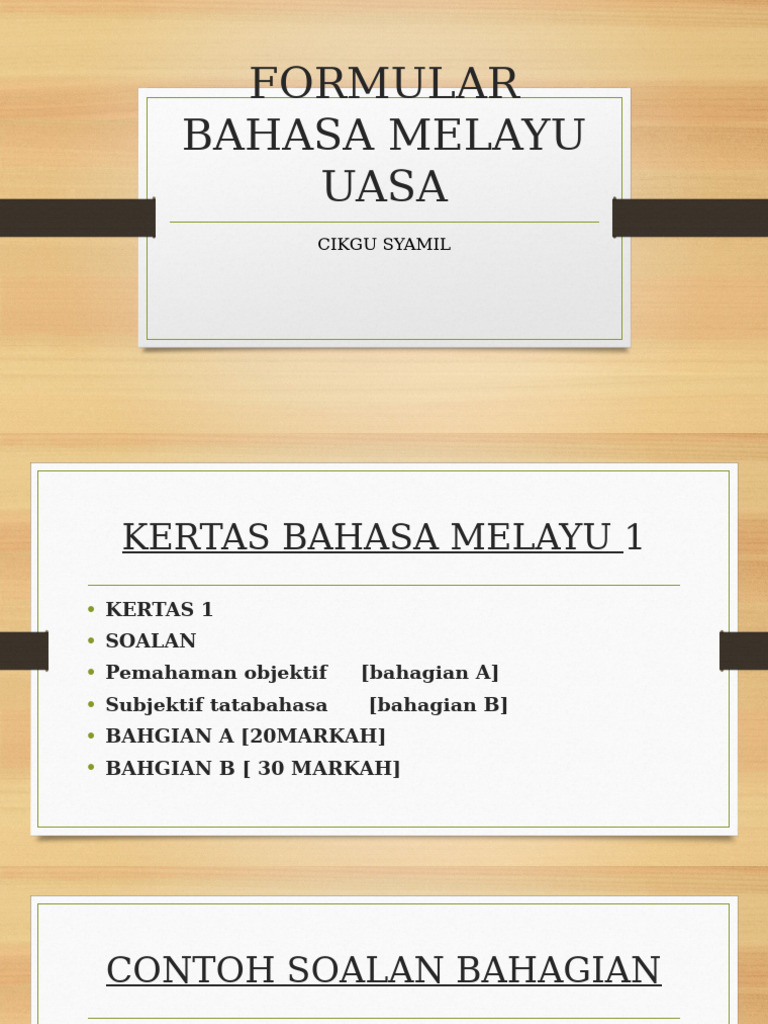 Formular Bahsa Melayu | PDF