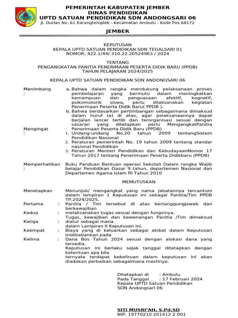 SK PPDB 2024 Print | PDF