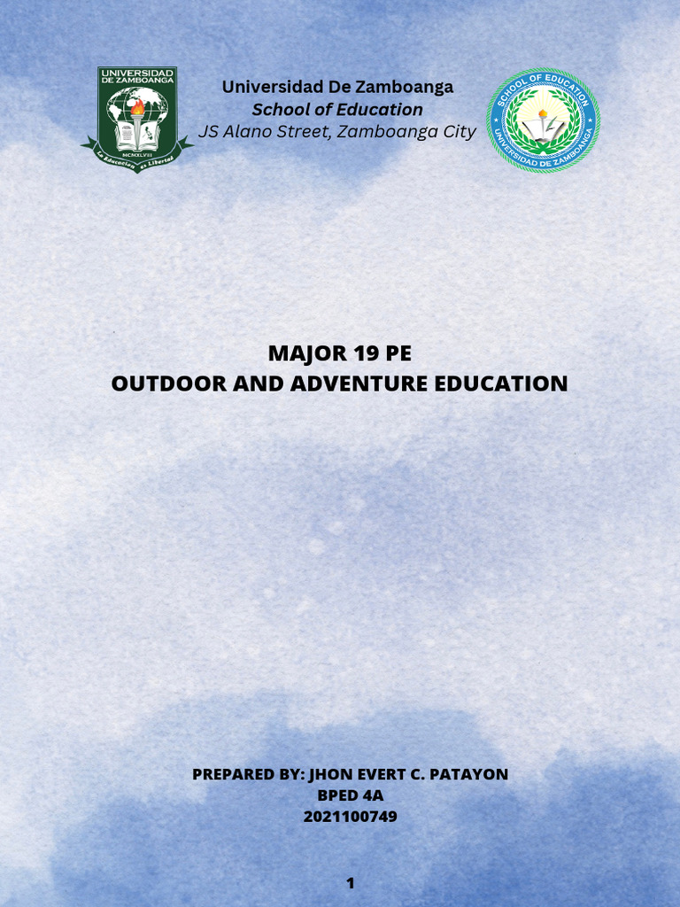 Major 19 Pe Activity 4 Patayon, Jhon Evert C. (Bpe 4a) | PDF