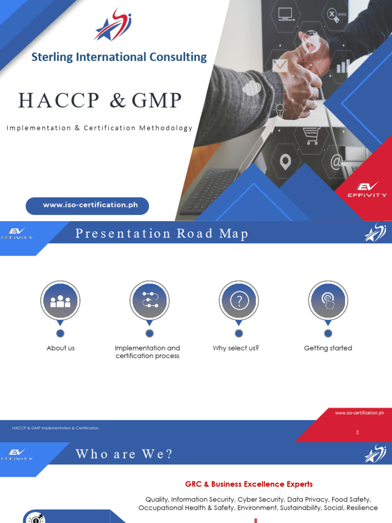 HACCP & GMP Implementation and Certification Methodologies - Sterling ...