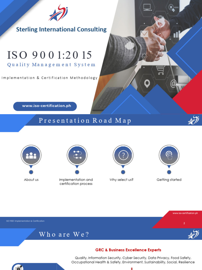 ISO 9001-2015 QMS Implementation and Certification Methodologies - Sterling - V3 - 080624 | PDF